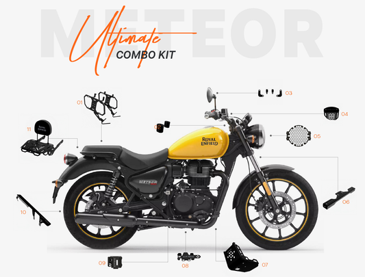 Premium Combo Kits for Royal Enfield Meteor 350 - Enhance Your Ride